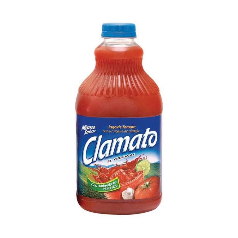 Clamato Coctel de Tomate y Almeja 1890 ml – María la Bonita ¡Cómo se ...