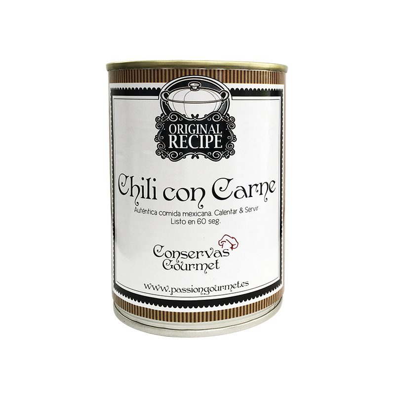 Chili con Carne Gourmet Passion Lata 392 g - María la Bonita ¡Cómo se ...