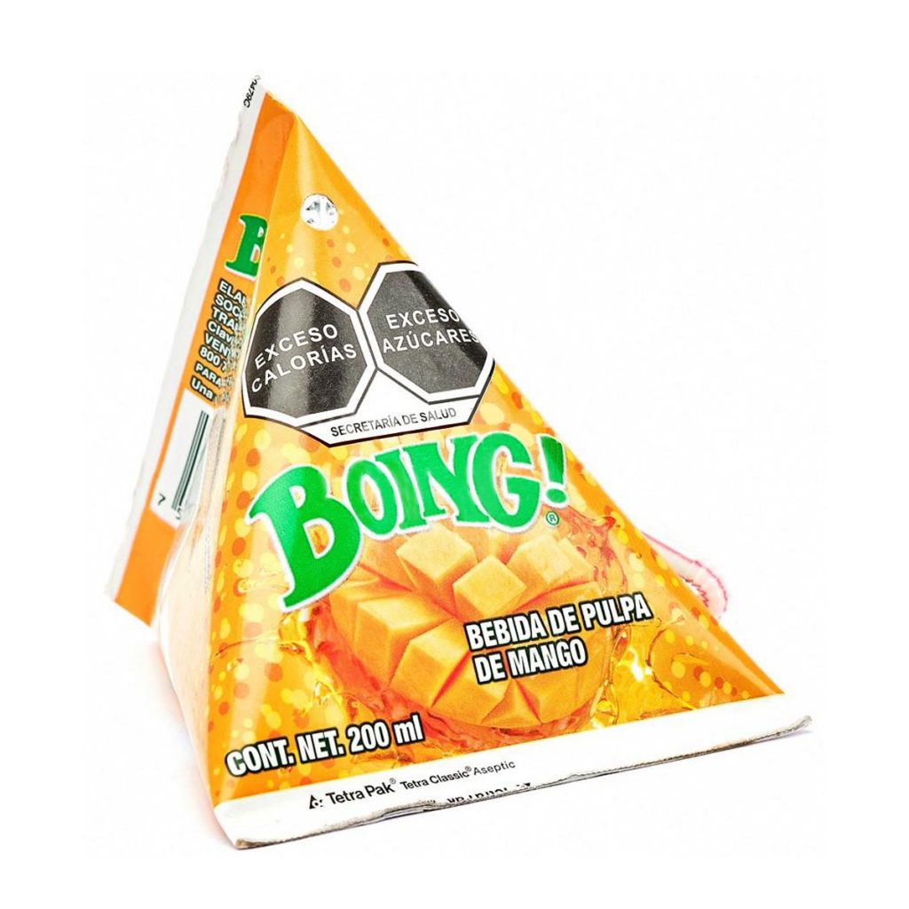 Boing de Mango de 200 ml – María la Bonita ¡Cómo se Extraña México!